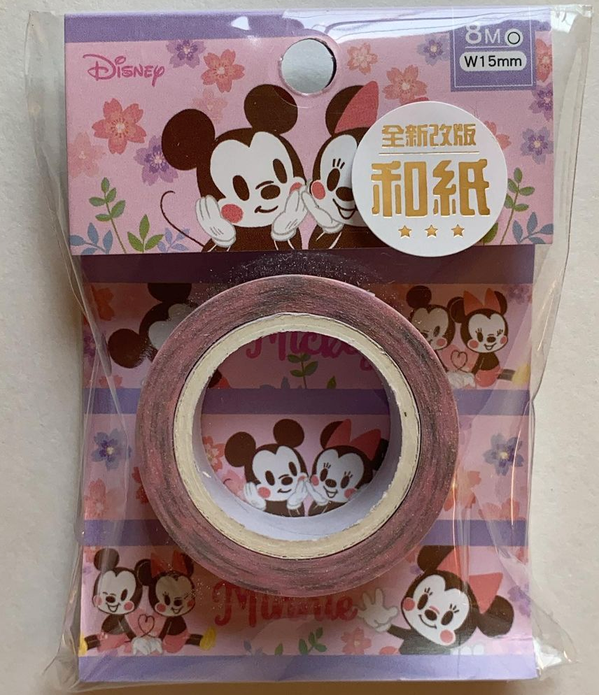 Disney Mickey & Minnie Mouse Washi Tape – kawaiipaperdream