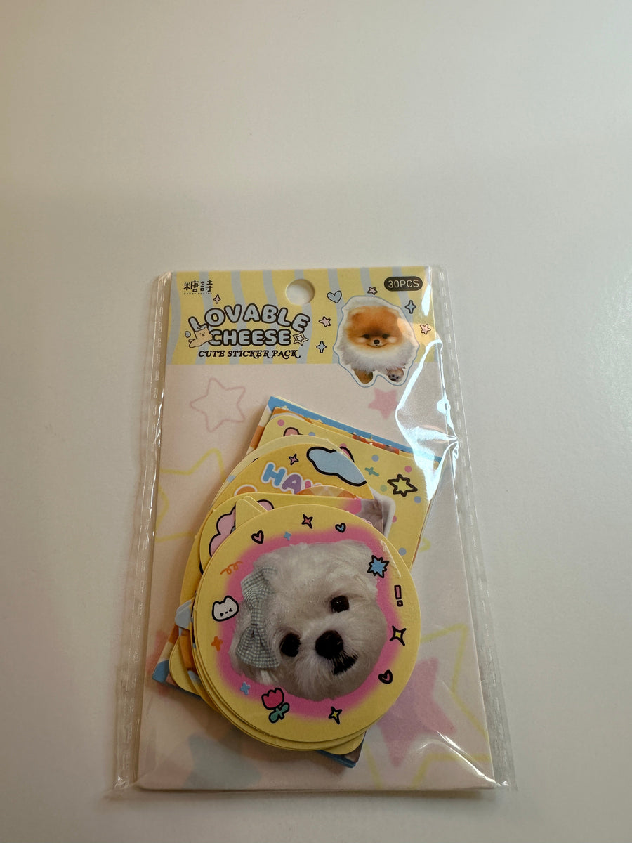 Lovable Cheese Sticker Sack – kawaiipaperdream