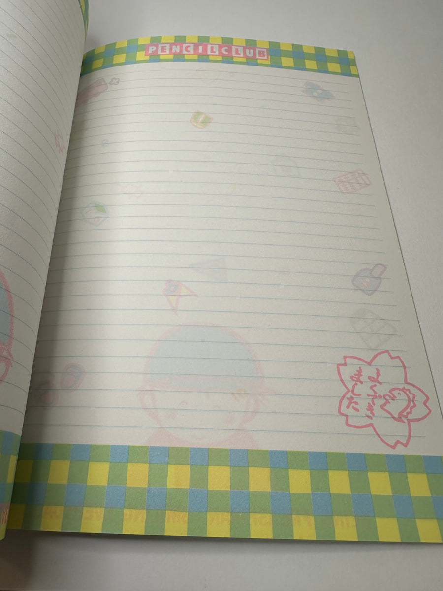 San-x 1984 Vintage Pencil Club Rare Large Notebook – kawaiipaperdream