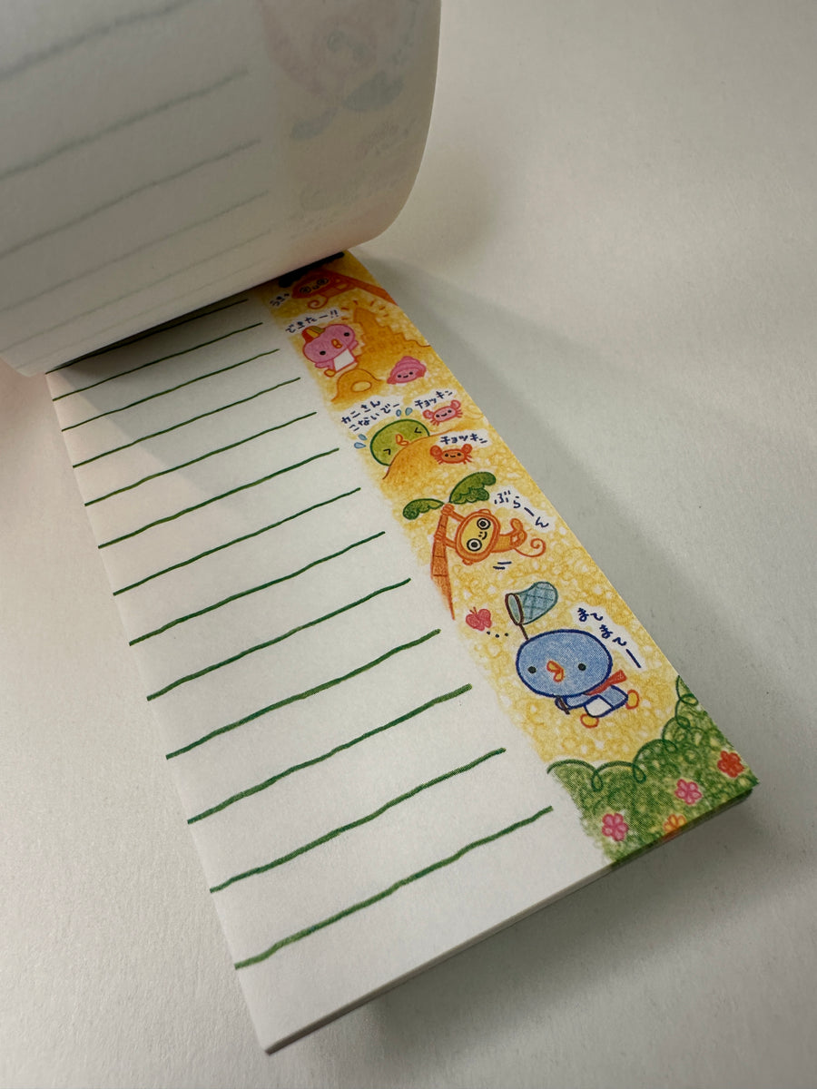 San-x 2001 Vintage Happy Marine Rare Mini Memo Pad – kawaiipaperdream