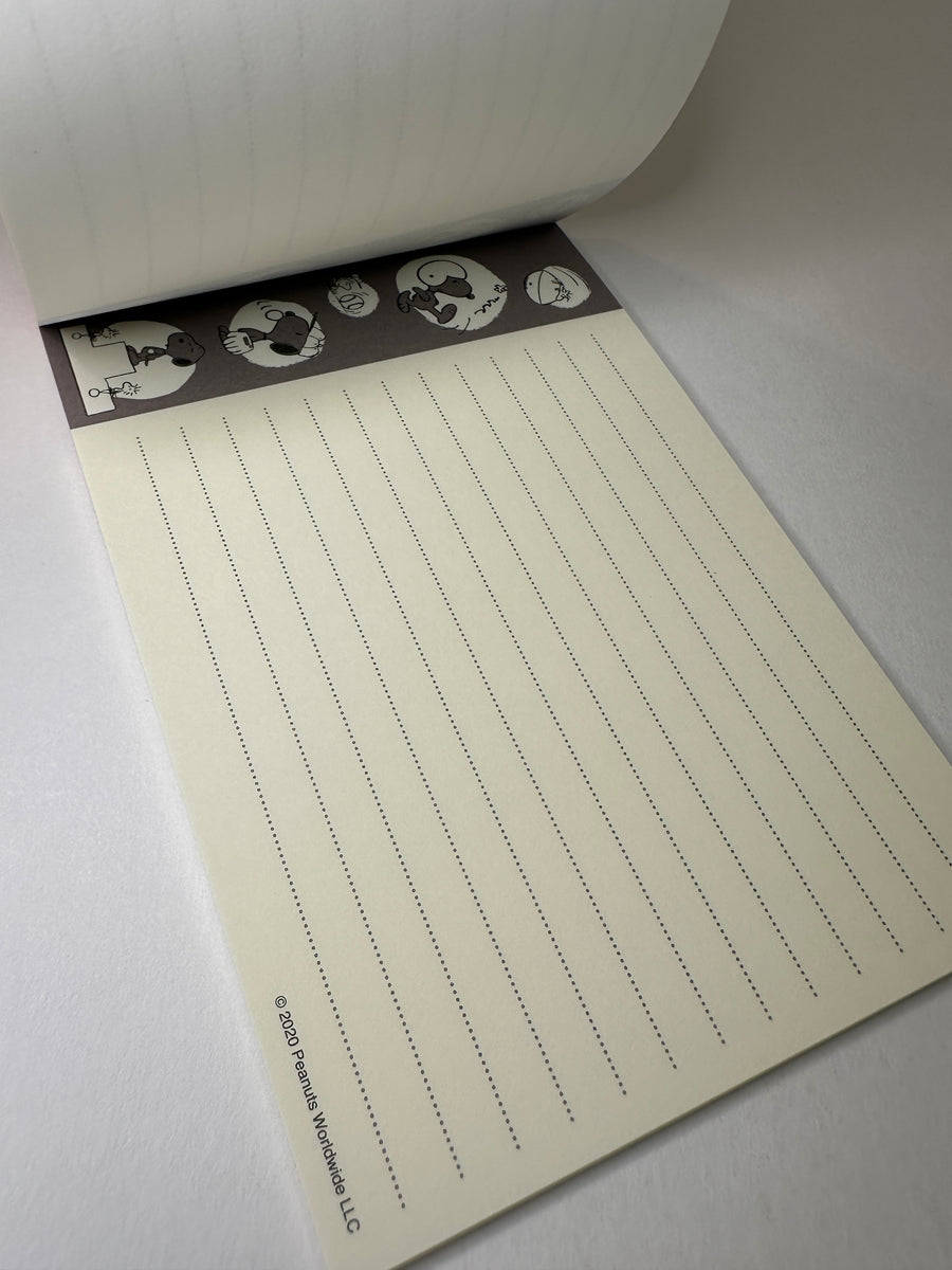 Peanuts 2020 Snoopy Large Memo Pad – kawaiipaperdream