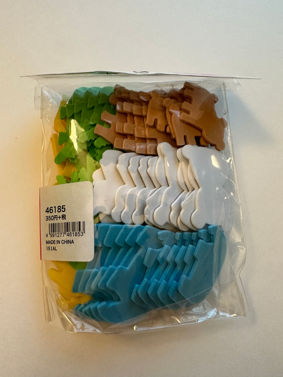 Kamio Zoo Animal Sponge Sticker Sack – kawaiipaperdream