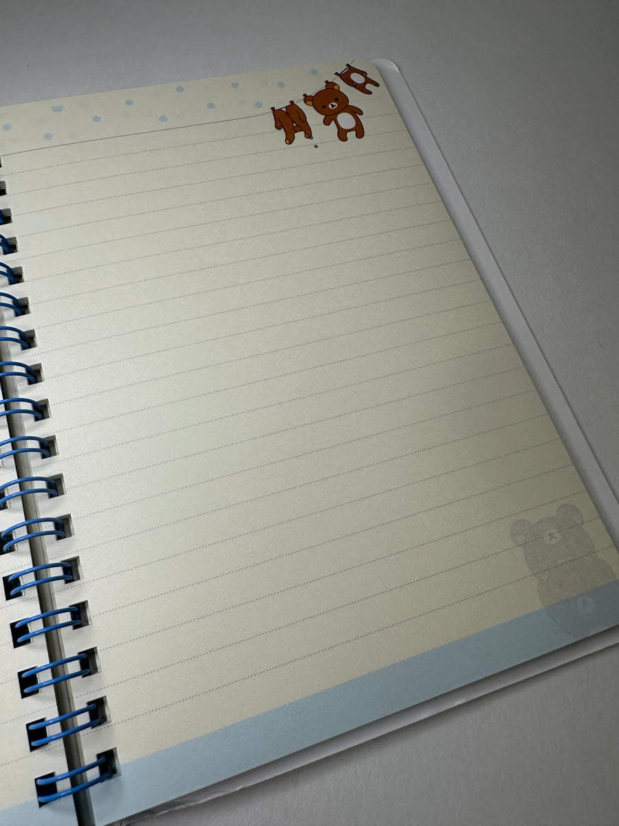 San-x 2018 Rilakkuma Large Spiral Notebook – kawaiipaperdream