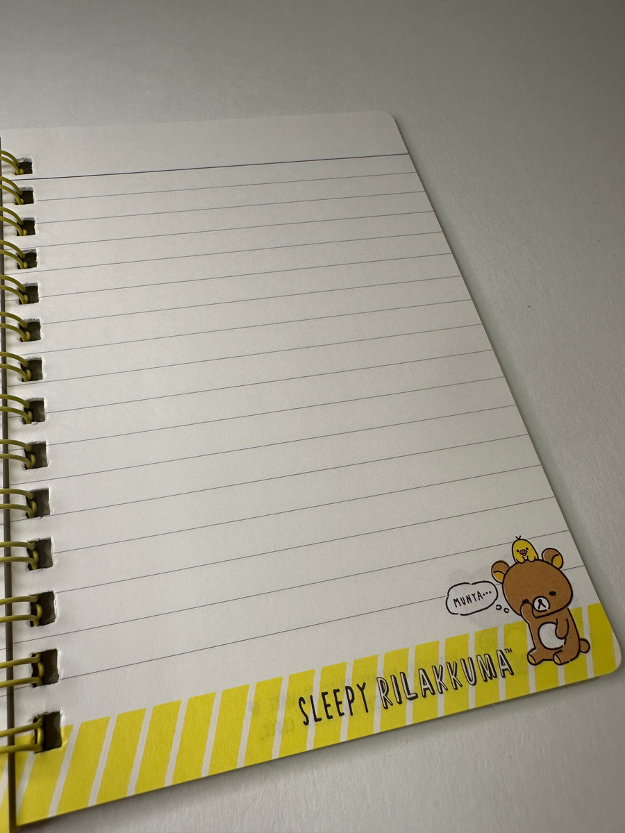 San-x 2018 Rilakkuma Medium Spiral Notebook – kawaiipaperdream
