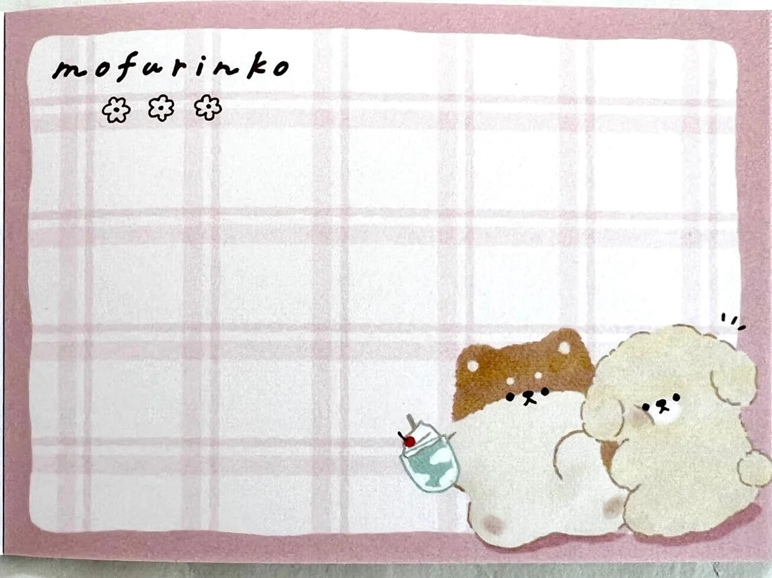 Crux Mofurinko Mini Memo Pad – kawaiipaperdream
