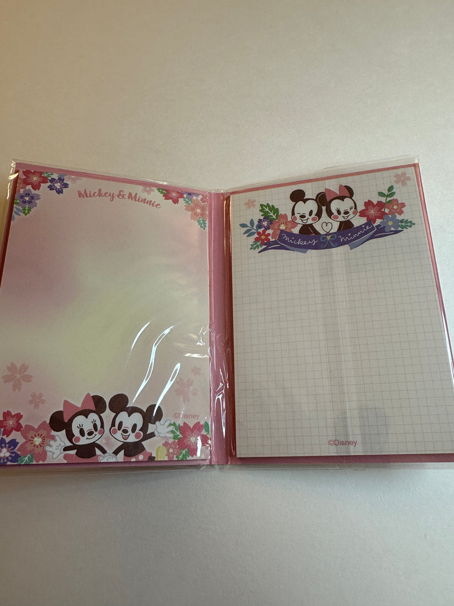 Disney Mickey & Minnie Mouse Fold Out Deadstock Small Memo Pad ...