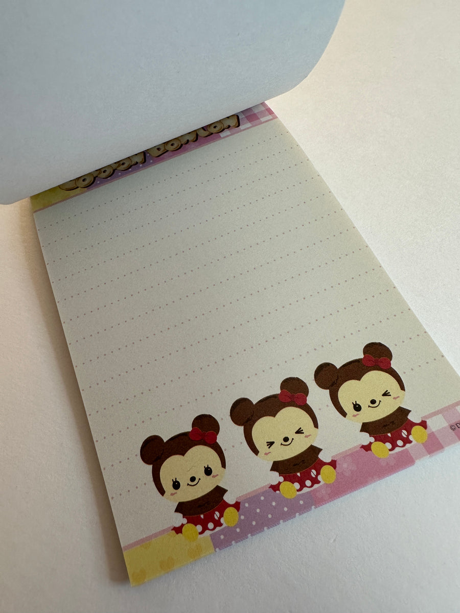 Disney Sun Star Vintage Minnie Mouse Rare Medium Memo Pad ...