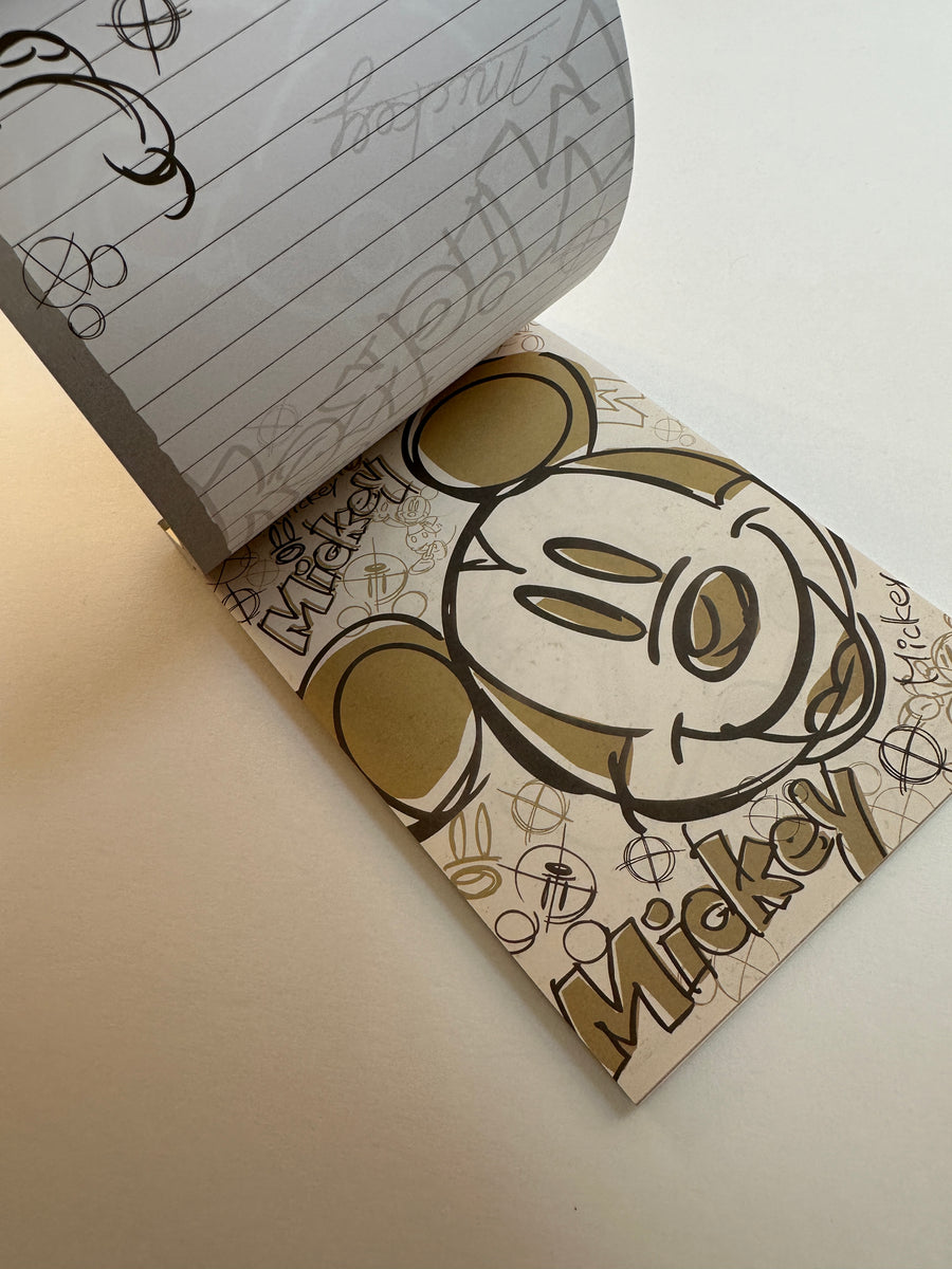 Disney Vintage Mickey Mouse Rare Large Memo Pad – kawaiipaperdream