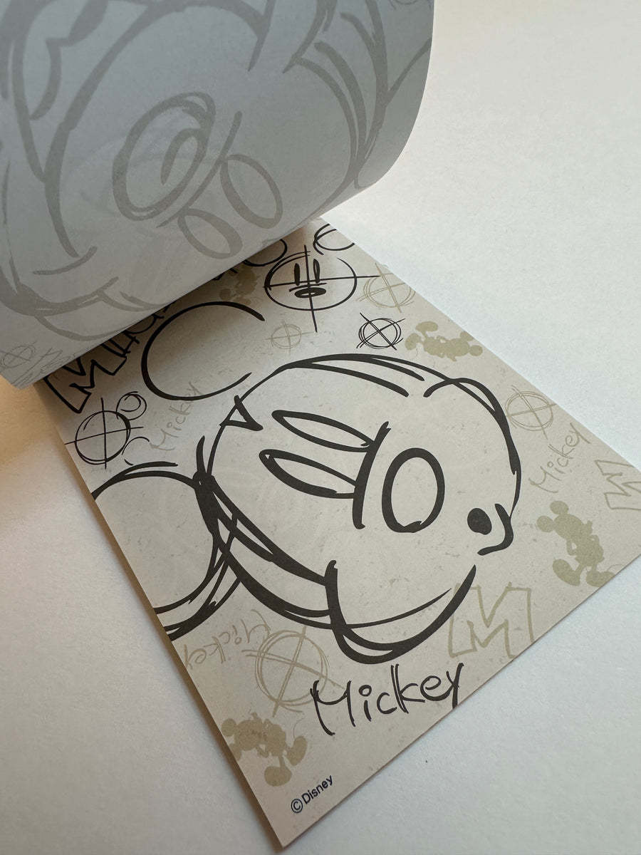 Disney Vintage Mickey Mouse Rare Large Memo Pad – kawaiipaperdream