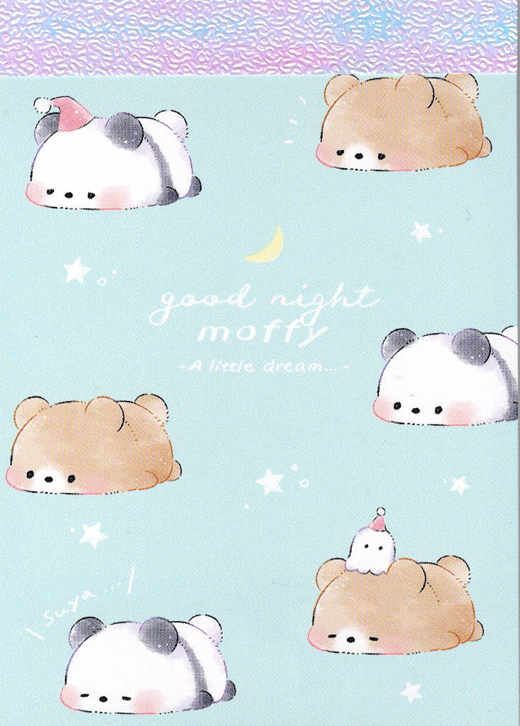 Kamio Good Night Moffy Panda Bear Mini Memo Pad – kawaiipaperdream