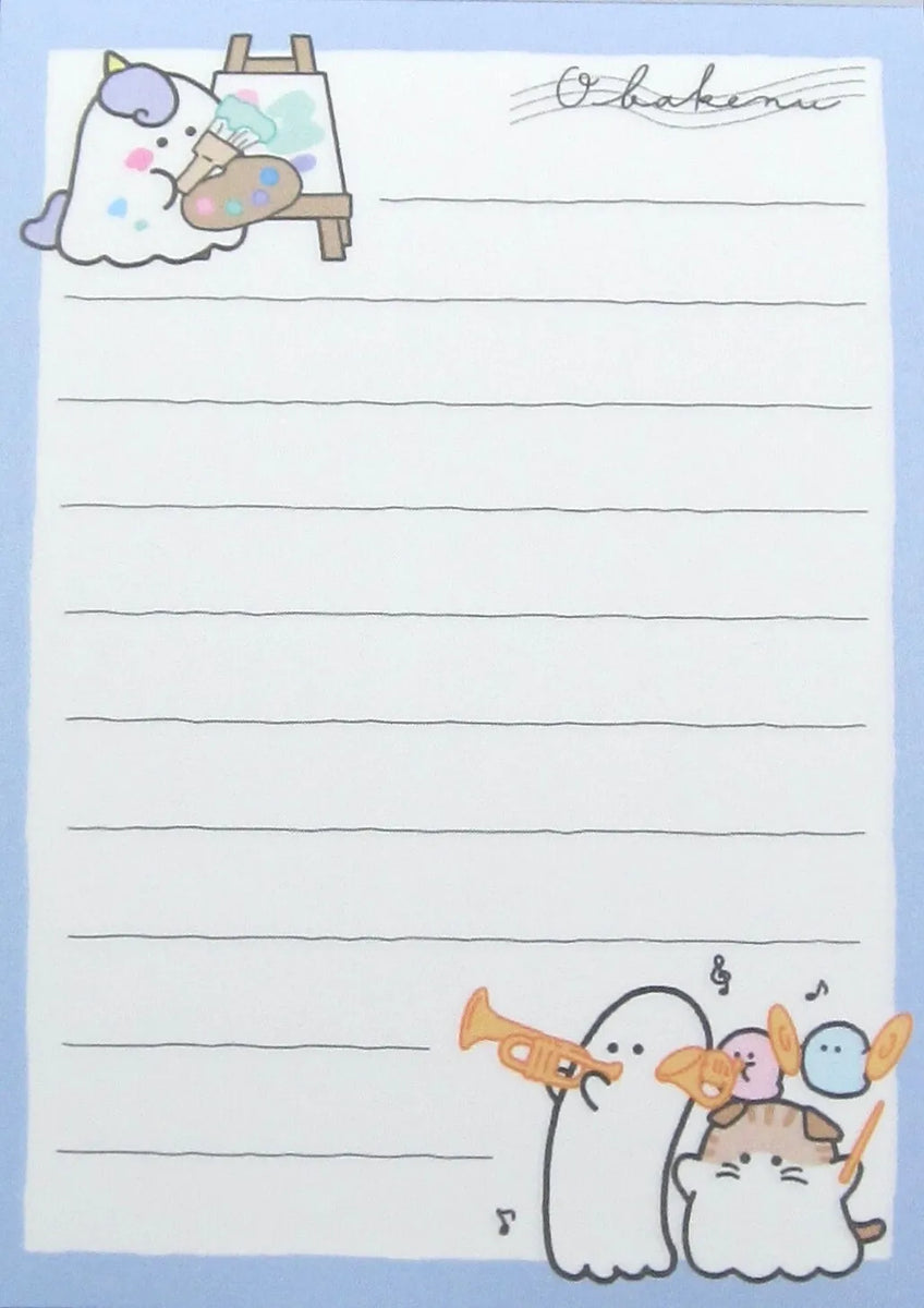 Crux Obakenu Ghost School Mini Memo Pad – kawaiipaperdream