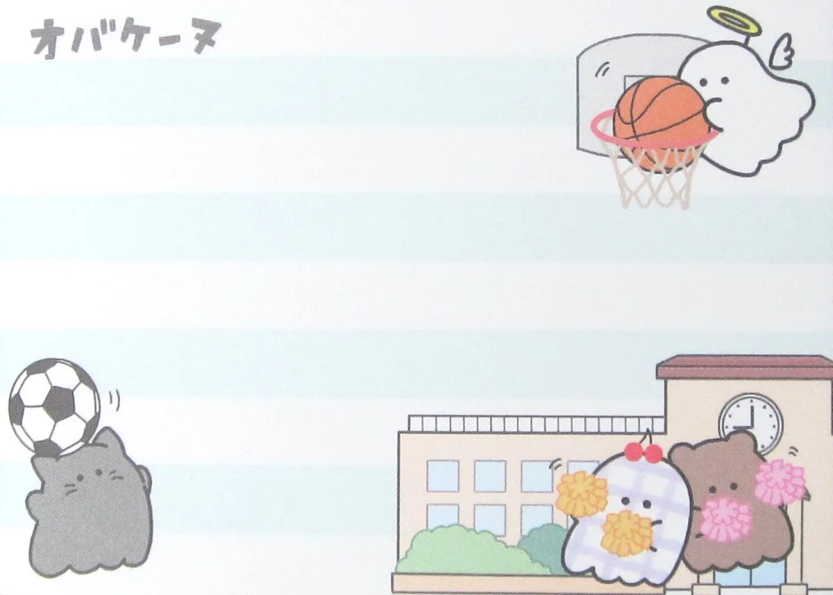 Crux Obakenu Ghost School Mini Memo Pad – kawaiipaperdream