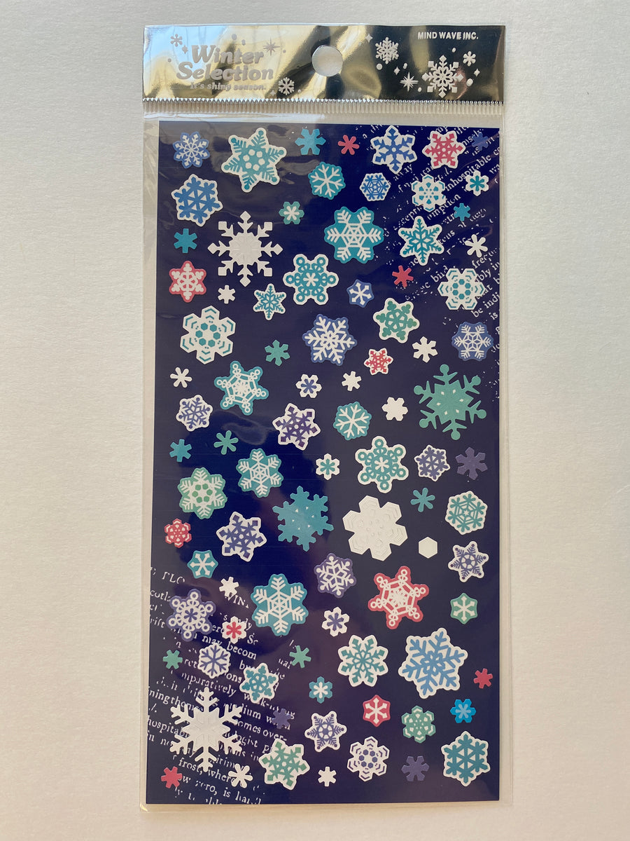 Mind Wave Winter Snow Sticker Sheet – kawaiipaperdream