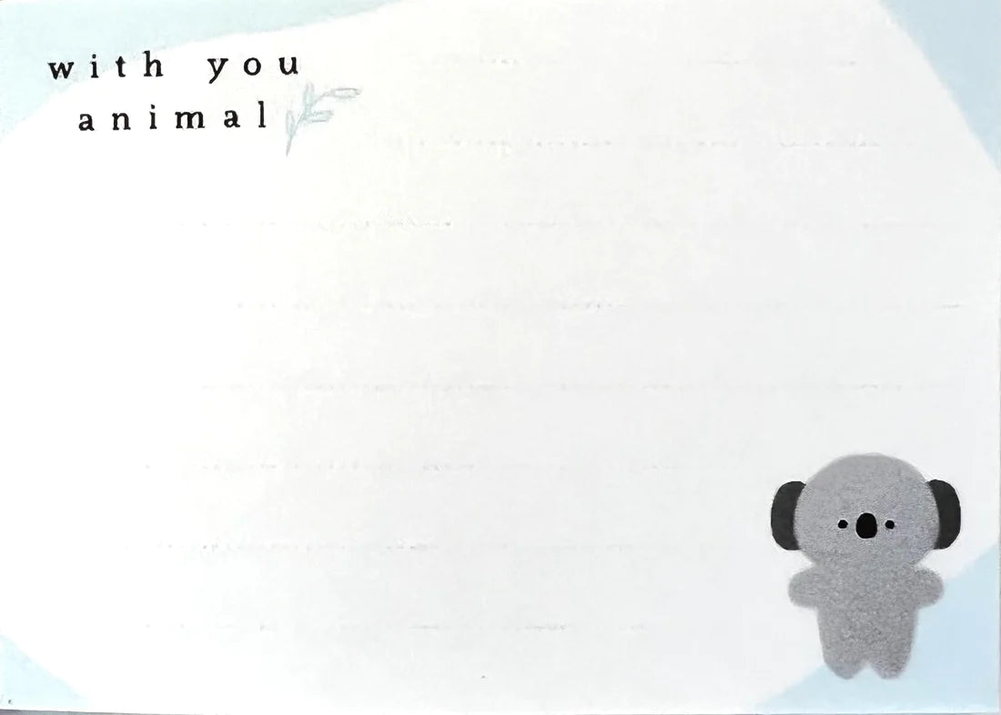 Kamio With You Animal Koala Mini Memo Pad – kawaiipaperdream